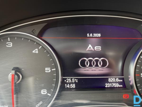 Black Audi A6 2017 in Jelgava, with an engine capacity of 2.00 L and mileage of 232 thousand km for 12500 €, photo 9 on AUTOMOTO.COM.LV