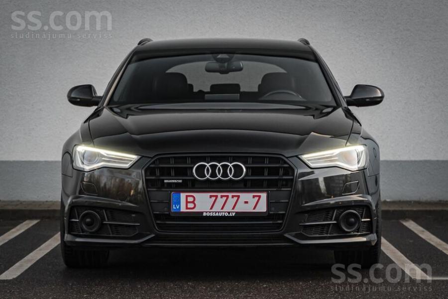 Black Audi A6 2017 in Riga, with an engine capacity of 3.00 L and mileage of 203 thousand km for 22950 €, photo 3 on AUTOMOTO.COM.LV