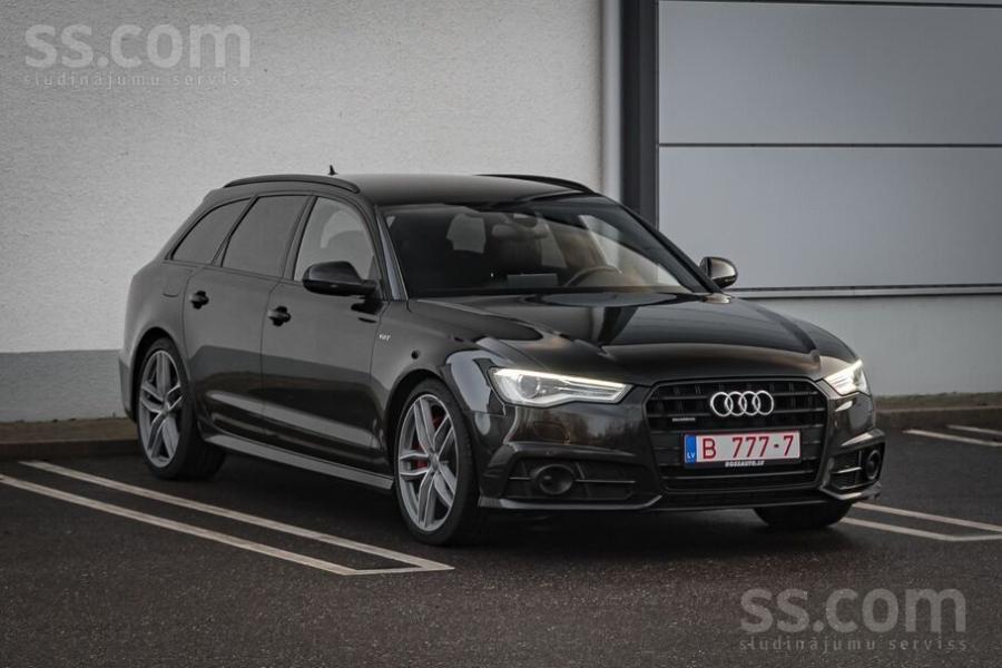 Black Audi A6 2017 in Riga, with an engine capacity of 3.00 L and mileage of 203 thousand km for 22950 €, photo 4 on AUTOMOTO.COM.LV