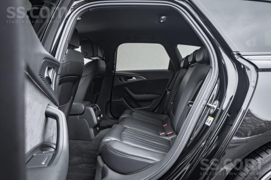 Black Audi A6 2017 in Riga, with an engine capacity of 3.00 L and mileage of 203 thousand km for 22950 €, photo 11 on AUTOMOTO.COM.LV