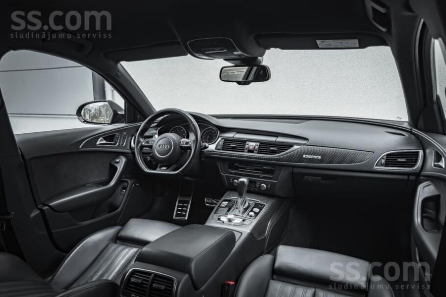 Black Audi A6 2017 in Riga, with an engine capacity of 3.00 L and mileage of 203 thousand km for 22950 €, photo 16 on AUTOMOTO.COM.LV