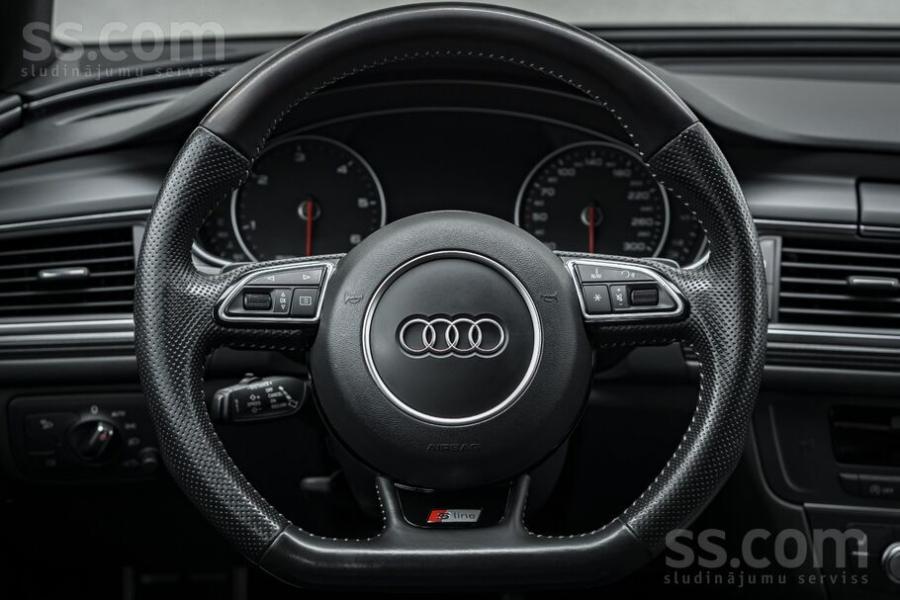 Black Audi A6 2017 in Riga, with an engine capacity of 3.00 L and mileage of 203 thousand km for 22950 €, photo 18 on AUTOMOTO.COM.LV