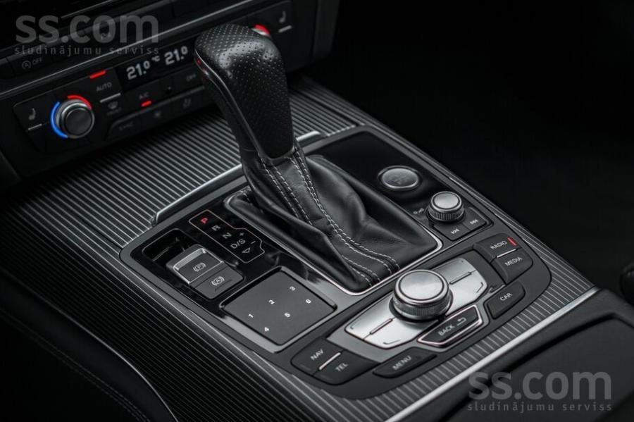 Black Audi A6 2017 in Riga, with an engine capacity of 3.00 L and mileage of 203 thousand km for 22950 €, photo 20 on AUTOMOTO.COM.LV