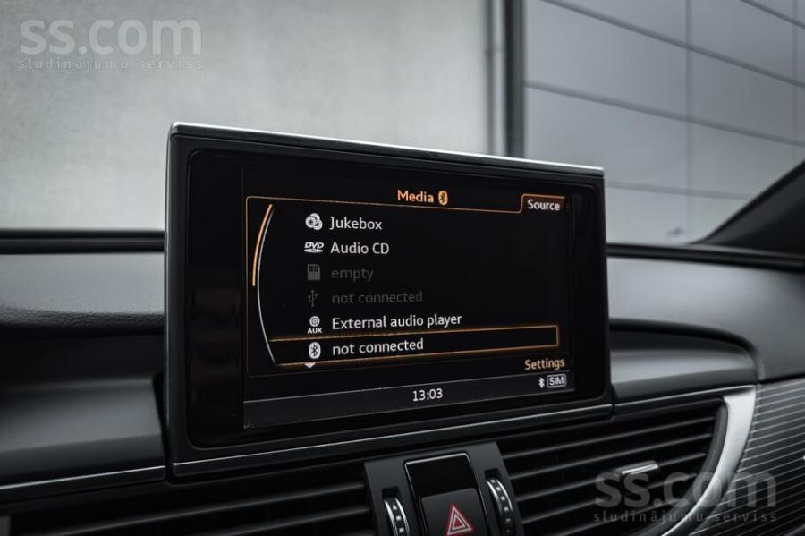 Black Audi A6 2017 in Riga, with an engine capacity of 3.00 L and mileage of 203 thousand km for 22950 €, photo 23 on AUTOMOTO.COM.LV