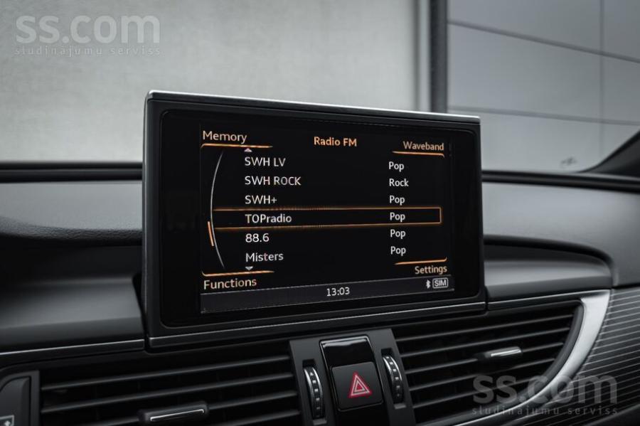 Black Audi A6 2017 in Riga, with an engine capacity of 3.00 L and mileage of 203 thousand km for 22950 €, photo 24 on AUTOMOTO.COM.LV