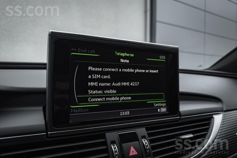 Black Audi A6 2017 in Riga, with an engine capacity of 3.00 L and mileage of 203 thousand km for 22950 €, photo 25 on AUTOMOTO.COM.LV