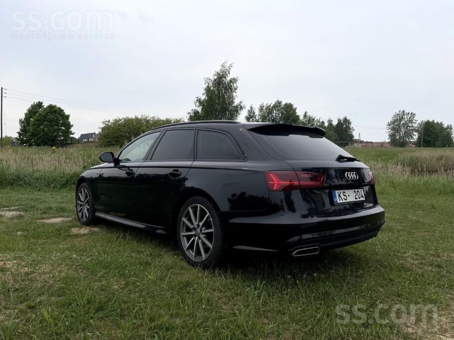 Black Audi A6 2017 in Jelgava, with an engine capacity of 2.00 L and mileage of 231 thousand km for 12900 €, photo 4 on AUTOMOTO.COM.LV