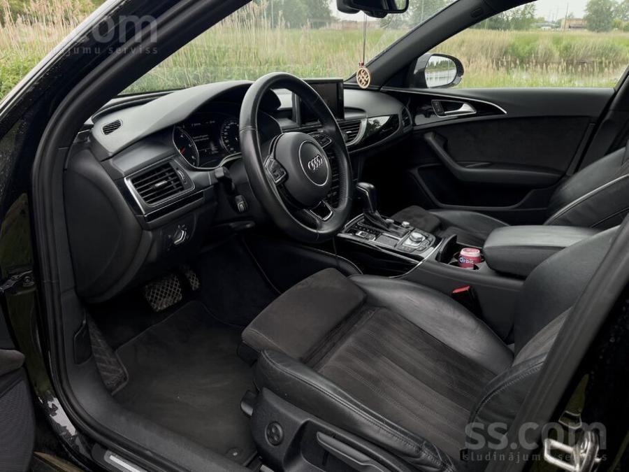 Black Audi A6 2017 in Jelgava, with an engine capacity of 2.00 L and mileage of 231 thousand km for 12900 €, photo 5 on AUTOMOTO.COM.LV