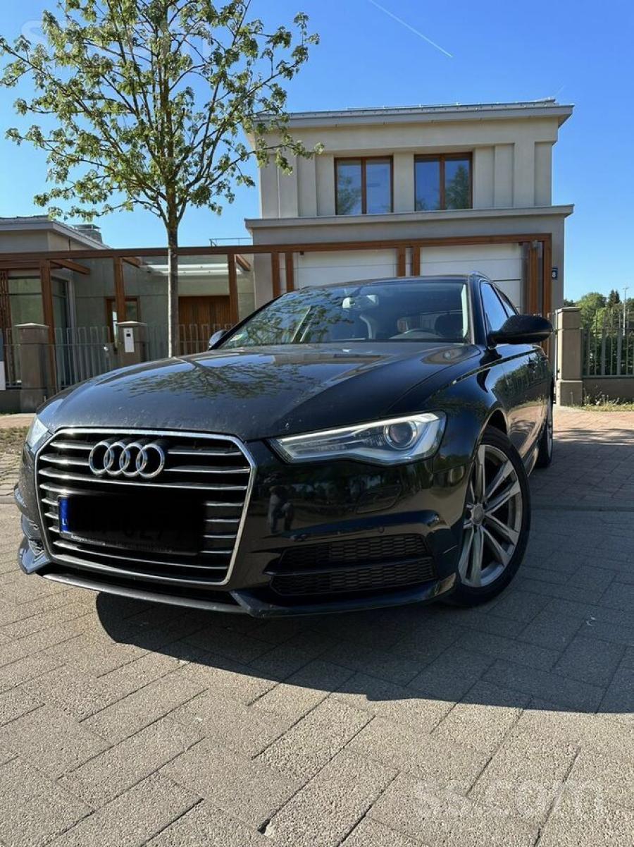 Black Audi A6 2017 in Jelgava, with an engine capacity of 2.00 L and mileage of 295 thousand km for 15000 €, photo 1 on AUTOMOTO.COM.LV