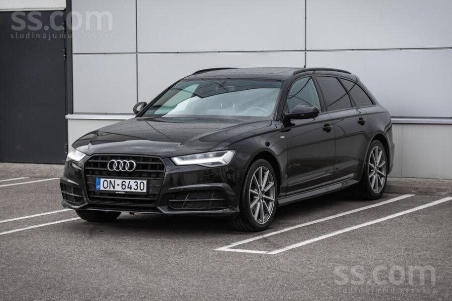 Black Audi A6 2017 in Riga, with an engine capacity of 2.00 L and mileage of 232 thousand km for 14990 €, photo 1 on AUTOMOTO.COM.LV