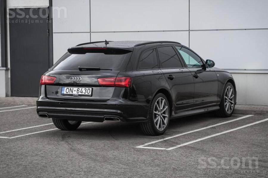 Black Audi A6 2017 in Riga, with an engine capacity of 2.00 L and mileage of 232 thousand km for 14990 €, photo 7 on AUTOMOTO.COM.LV