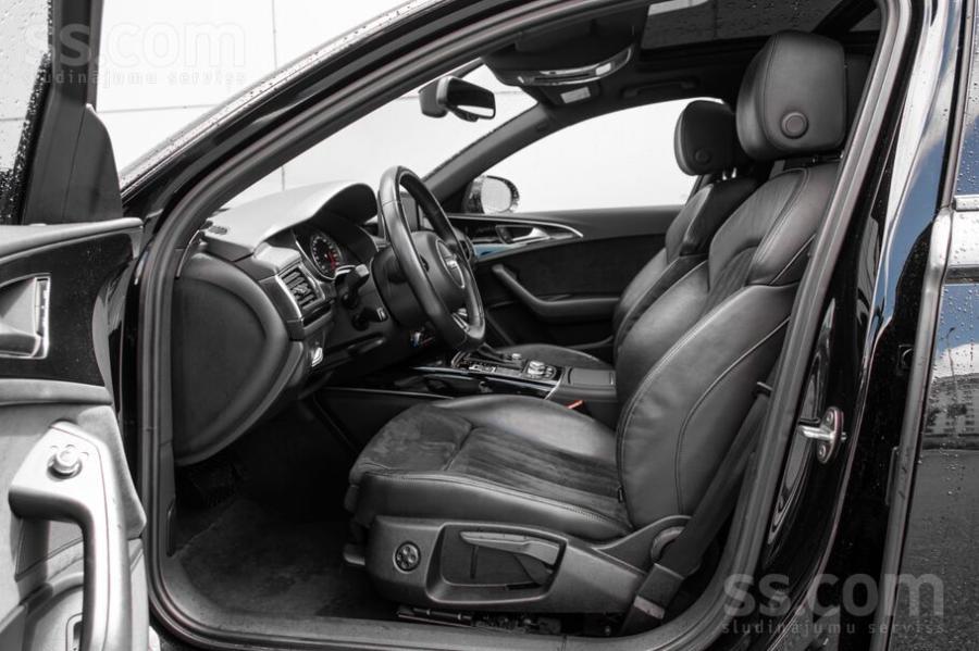 Black Audi A6 2017 in Riga, with an engine capacity of 2.00 L and mileage of 232 thousand km for 14990 €, photo 12 on AUTOMOTO.COM.LV