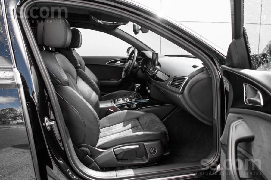 Black Audi A6 2017 in Riga, with an engine capacity of 2.00 L and mileage of 232 thousand km for 14990 €, photo 13 on AUTOMOTO.COM.LV