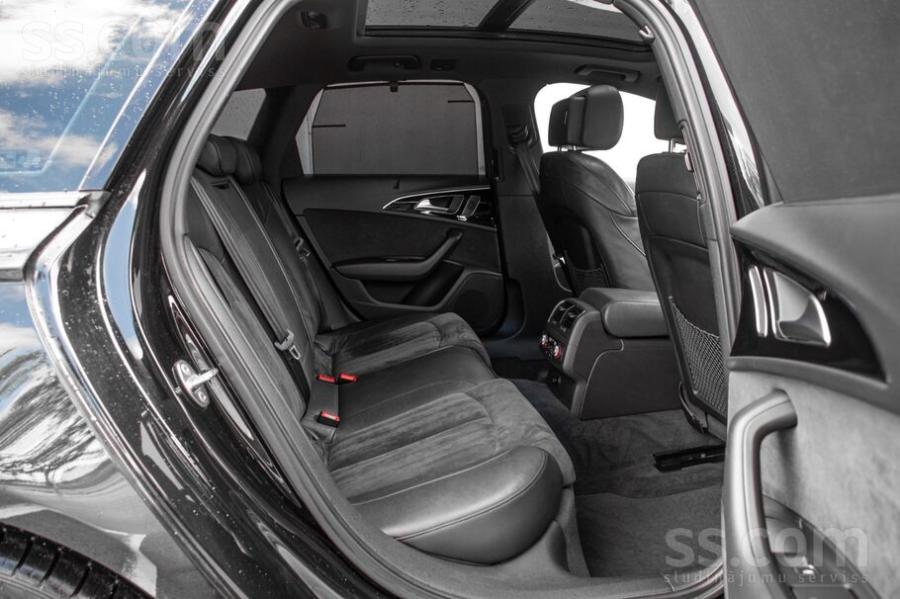 Black Audi A6 2017 in Riga, with an engine capacity of 2.00 L and mileage of 232 thousand km for 14990 €, photo 15 on AUTOMOTO.COM.LV