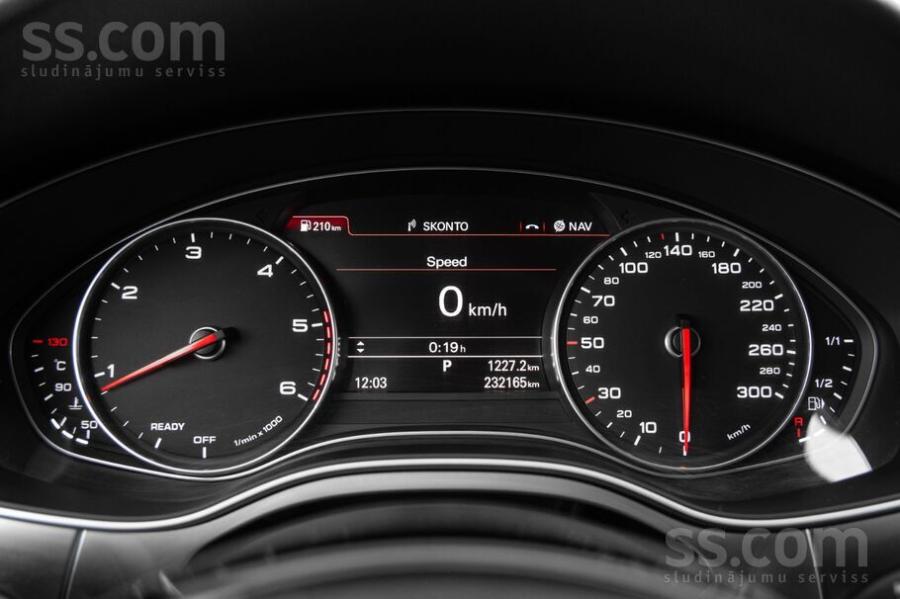 Black Audi A6 2017 in Riga, with an engine capacity of 2.00 L and mileage of 232 thousand km for 14990 €, photo 22 on AUTOMOTO.COM.LV