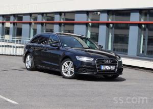 Black Audi A6 2017 in Riga, with an engine capacity of 3.00 L and mileage of 181 thousand km for 17480 €, photo  on AUTOMOTO.COM.LV