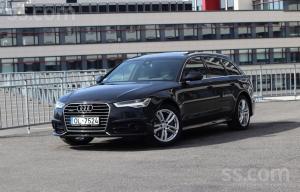 Black Audi A6 2017 in Riga, with an engine capacity of 3.00 L and mileage of 181 thousand km for 17480 €, photo 4 on AUTOMOTO.COM.LV