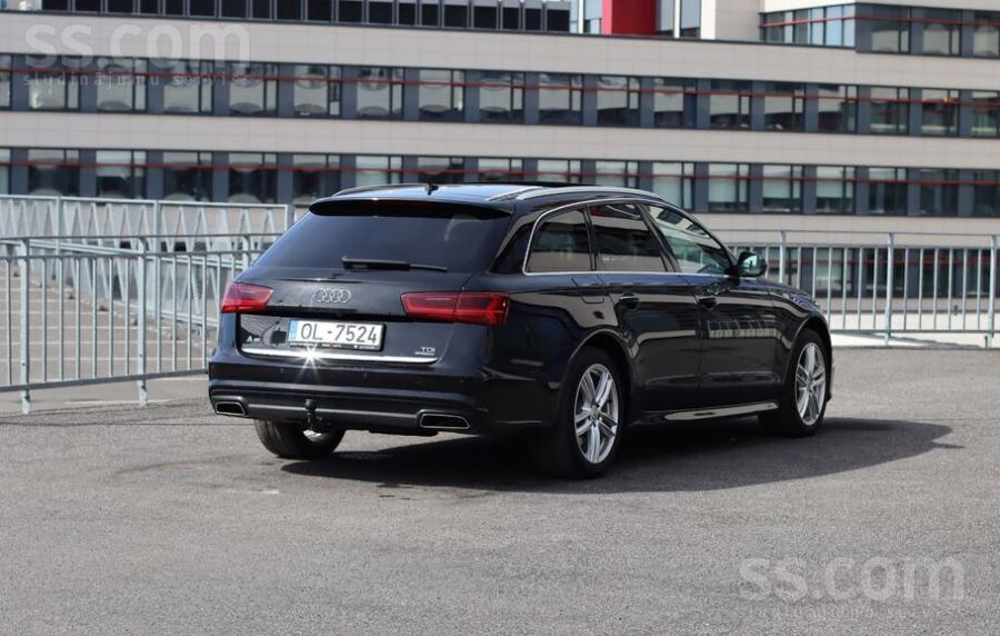 Black Audi A6 2017 in Riga, with an engine capacity of 3.00 L and mileage of 181 thousand km for 17480 €, photo 7 on AUTOMOTO.COM.LV