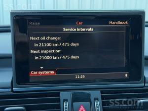 Black Audi A6 2017 in Riga, with an engine capacity of 3.00 L and mileage of 181 thousand km for 17480 €, photo 23 on AUTOMOTO.COM.LV