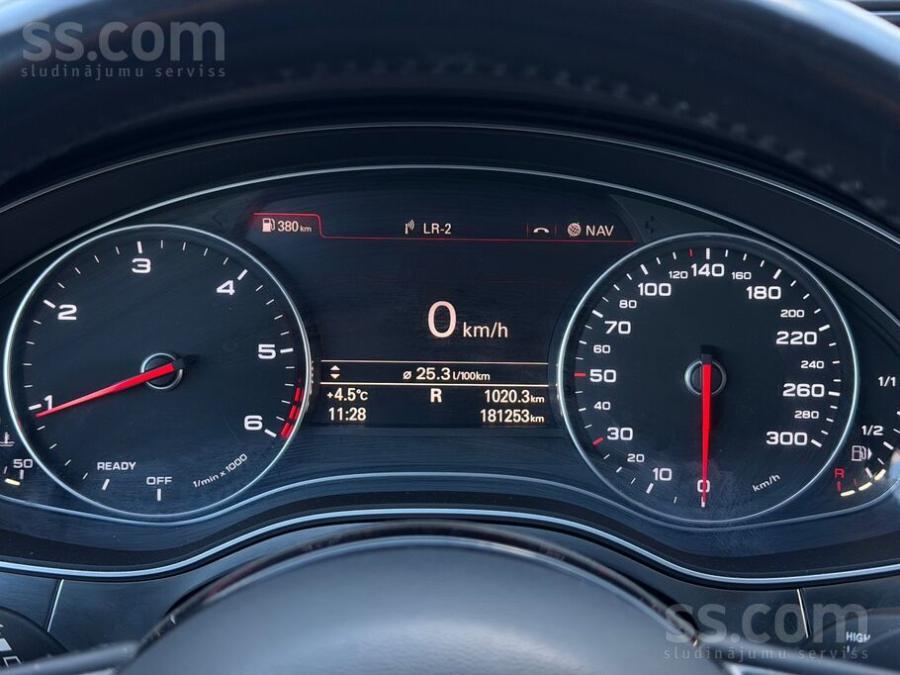 Black Audi A6 2017 in Riga, with an engine capacity of 3.00 L and mileage of 181 thousand km for 17480 €, photo 29 on AUTOMOTO.COM.LV
