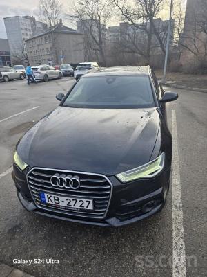 Black Audi A6 2017 in Riga, with an engine capacity of 3.00 L and mileage of 181 thousand km for 18900 €, photo  on AUTOMOTO.COM.LV