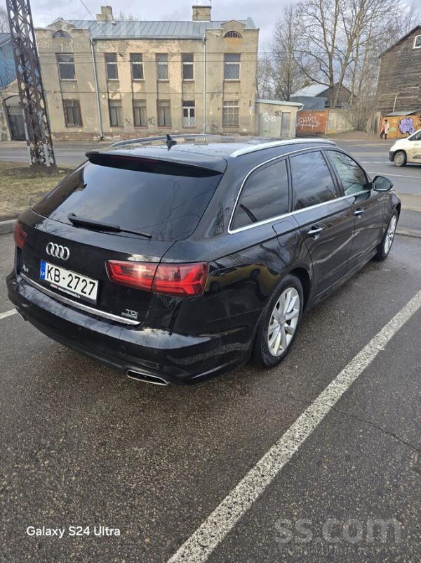 Black Audi A6 2017 in Riga, with an engine capacity of 3.00 L and mileage of 181 thousand km for 18900 €, photo 2 on AUTOMOTO.COM.LV