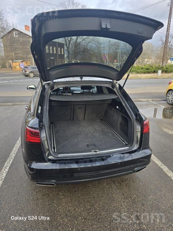 Black Audi A6 2017 in Riga, with an engine capacity of 3.00 L and mileage of 181 thousand km for 18900 €, photo 4 on AUTOMOTO.COM.LV