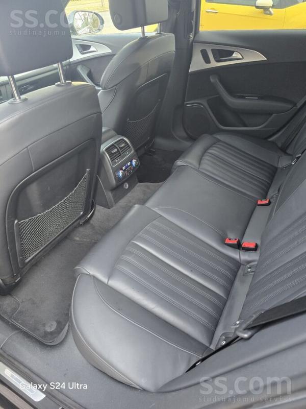 Black Audi A6 2017 in Riga, with an engine capacity of 3.00 L and mileage of 181 thousand km for 18900 €, photo 6 on AUTOMOTO.COM.LV