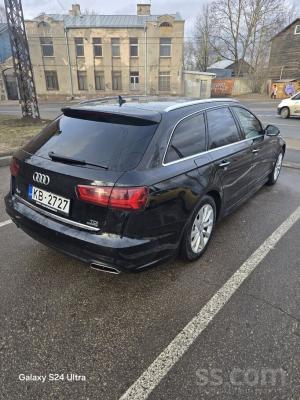 Black Audi A6 2017 in Riga, with an engine capacity of 3.00 L and mileage of 181 thousand km for 18900 €, photo 3 on AUTOMOTO.COM.LV