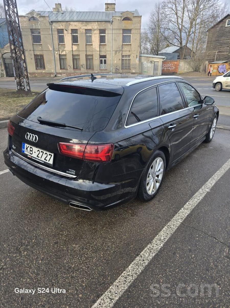 Black Audi A6 2017 in Riga, with an engine capacity of 3.00 L and mileage of 181 thousand km for 18900 €, photo 3 on AUTOMOTO.COM.LV