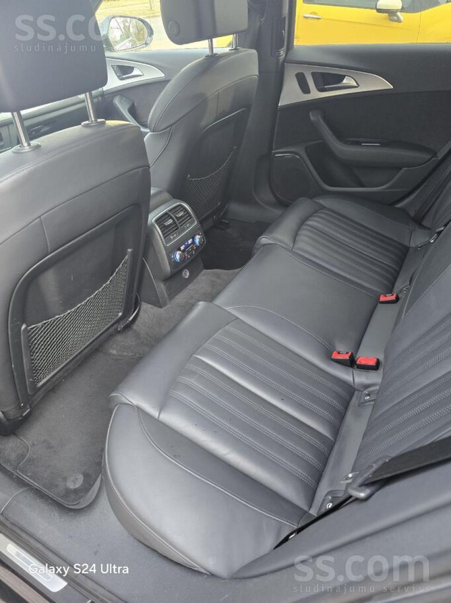 Black Audi A6 2017 in Riga, with an engine capacity of 3.00 L and mileage of 181 thousand km for 18900 €, photo 7 on AUTOMOTO.COM.LV
