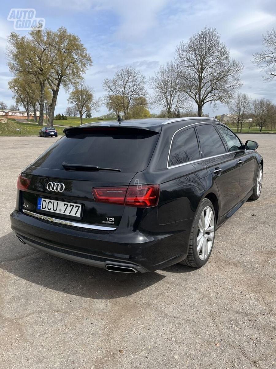 Black Audi A6 2017 in Vilnius, with an engine capacity of 2.00 L and mileage of 220 thousand km for 14900 €, photo 12 on AUTOMOTO.COM.LV