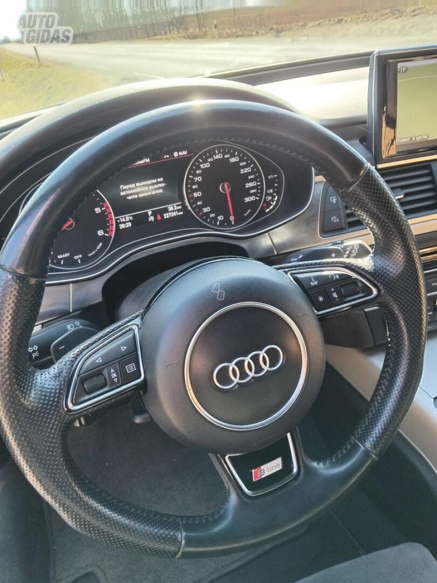 Black Audi A6 2017 in Vilnius, with an engine capacity of 2.00 L and mileage of 220 thousand km for 14900 €, photo 21 on AUTOMOTO.COM.LV