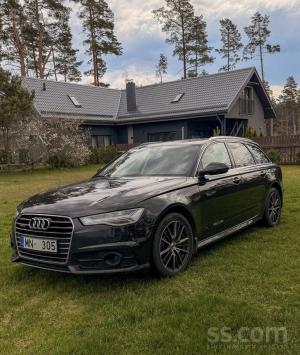 Black Audi A6 2017 in Riga, with an engine capacity of 3.00 L and mileage of 264 thousand km for 12999 €, photo  on AUTOMOTO.COM.LV