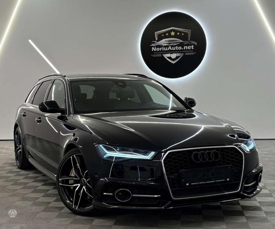 Melns Audi A6 2017 Marijampole, ar dzinēja tilpumu 2.97 L un nobraukumu 241 tūkst. km par 18750 €, foto 1 vietnē AUTOMOTO.COM.LV