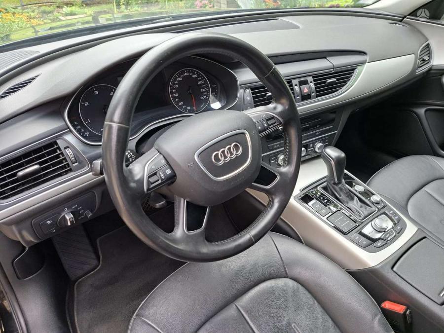 Black Audi A6 2017 in Vilnius, with an engine capacity of 1.97 L and mileage of 289 thousand km for 12150 €, photo 12 on AUTOMOTO.COM.LV