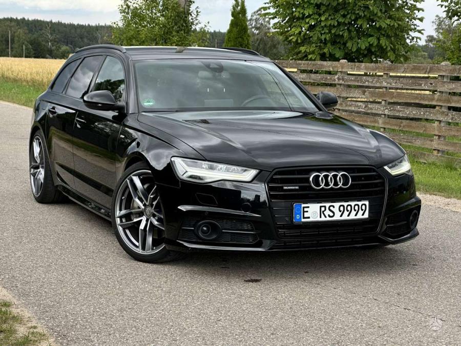 Melns Audi A6 2017 Viļņa, ar dzinēja tilpumu 2.97 L un nobraukumu 220 tūkst. km par 18350 €, foto 1 vietnē AUTOMOTO.COM.LV