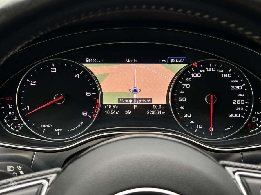 Melns Audi A6 2017 Viļņa, ar dzinēja tilpumu 2.97 L un nobraukumu 220 tūkst. km par 18350 €, foto 32 vietnē AUTOMOTO.COM.LV