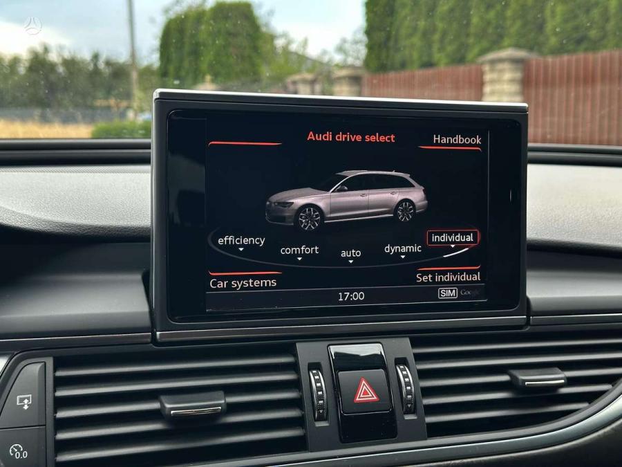 Melns Audi A6 2017 Viļņa, ar dzinēja tilpumu 2.97 L un nobraukumu 220 tūkst. km par 18350 €, foto 43 vietnē AUTOMOTO.COM.LV