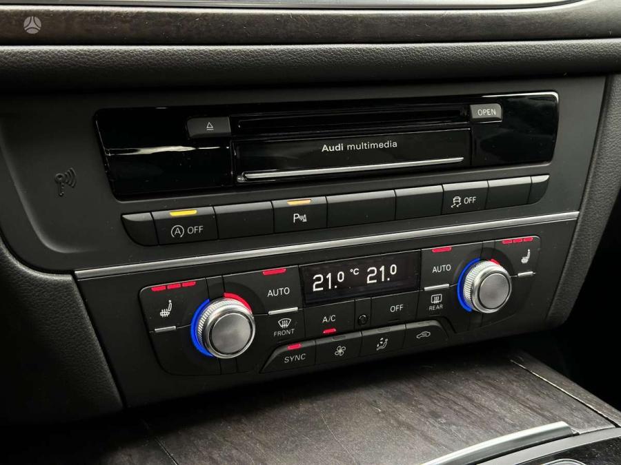Melns Audi A6 2017 Viļņa, ar dzinēja tilpumu 2.97 L un nobraukumu 220 tūkst. km par 18350 €, foto 50 vietnē AUTOMOTO.COM.LV