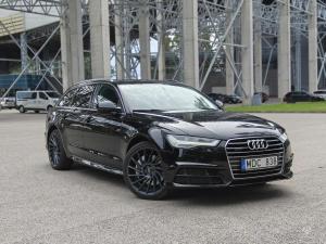 Melns Audi A6 2017 Druskininkai, ar dzinēja tilpumu 2.97 L un nobraukumu 339 tūkst. km par 13700 €, foto  vietnē AUTOMOTO.COM.LV