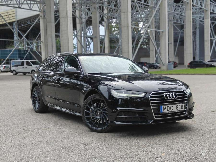 Melns Audi A6 2017 Druskininkai, ar dzinēja tilpumu 2.97 L un nobraukumu 339 tūkst. km par 13700 €, foto 1 vietnē AUTOMOTO.COM.LV