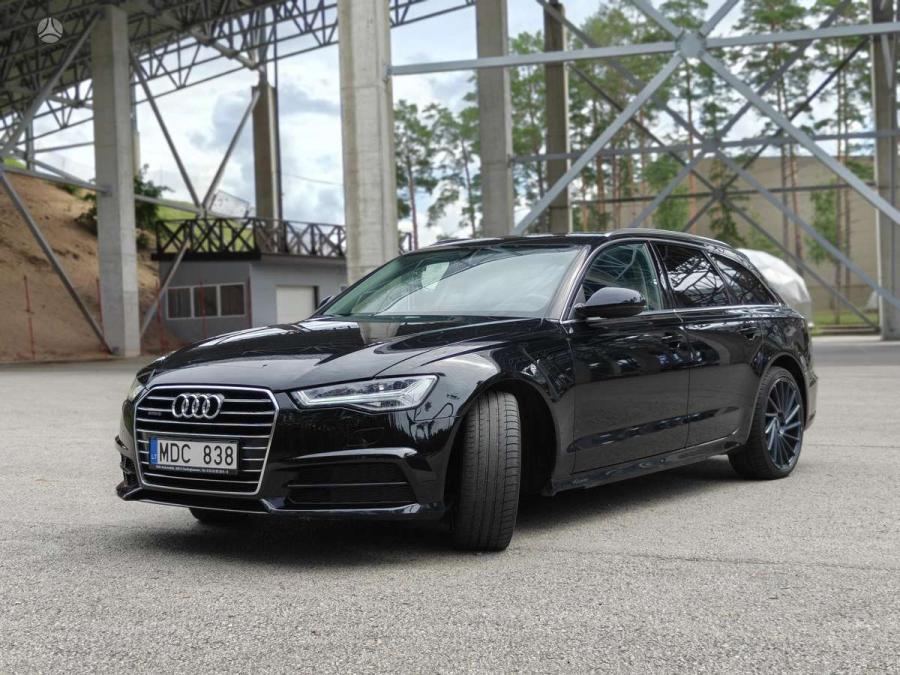 Melns Audi A6 2017 Druskininkai, ar dzinēja tilpumu 2.97 L un nobraukumu 339 tūkst. km par 13700 €, foto 4 vietnē AUTOMOTO.COM.LV
