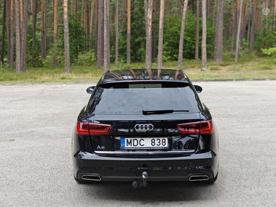 Melns Audi A6 2017 Druskininkai, ar dzinēja tilpumu 2.97 L un nobraukumu 339 tūkst. km par 13700 €, foto 6 vietnē AUTOMOTO.COM.LV