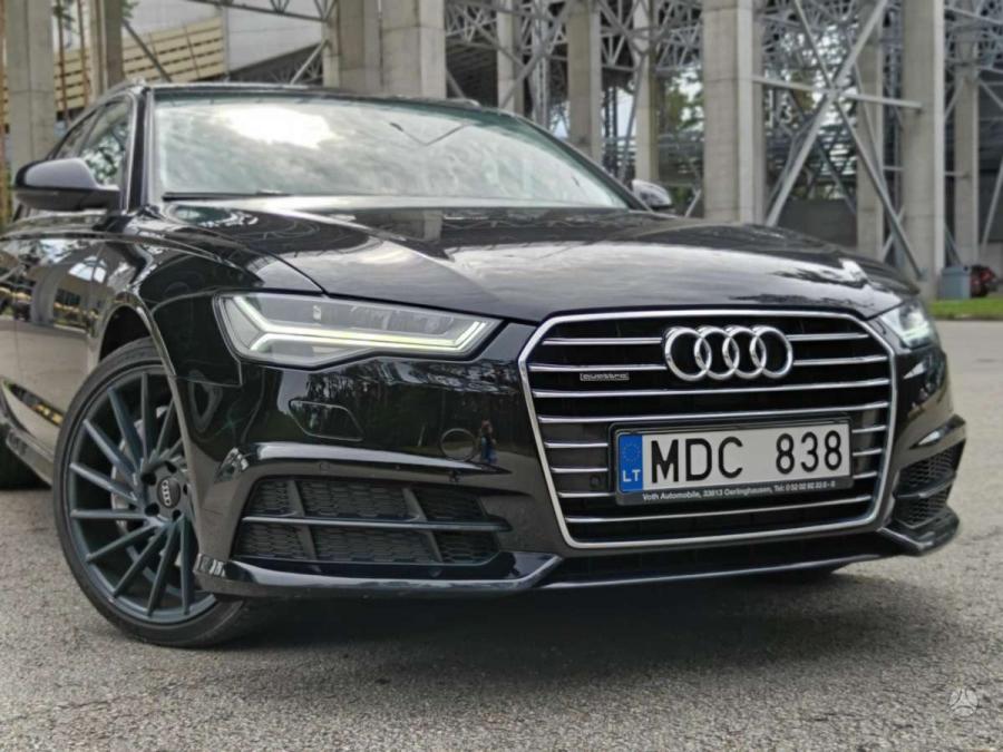 Melns Audi A6 2017 Druskininkai, ar dzinēja tilpumu 2.97 L un nobraukumu 339 tūkst. km par 13700 €, foto 7 vietnē AUTOMOTO.COM.LV