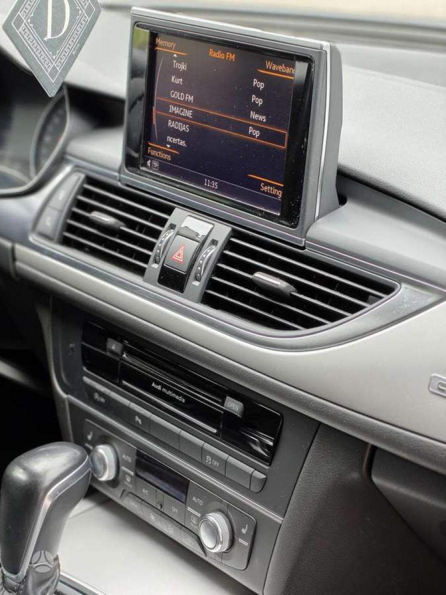 Melns Audi A6 2017 Druskininkai, ar dzinēja tilpumu 2.97 L un nobraukumu 339 tūkst. km par 13700 €, foto 15 vietnē AUTOMOTO.COM.LV