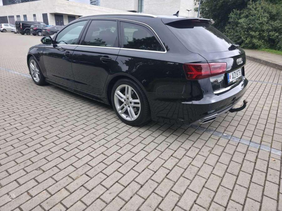 Black Audi A6 2017 in Vilnius, with an engine capacity of 2.00 L and mileage of 260 thousand km for 13900 €, photo 5 on AUTOMOTO.COM.LV