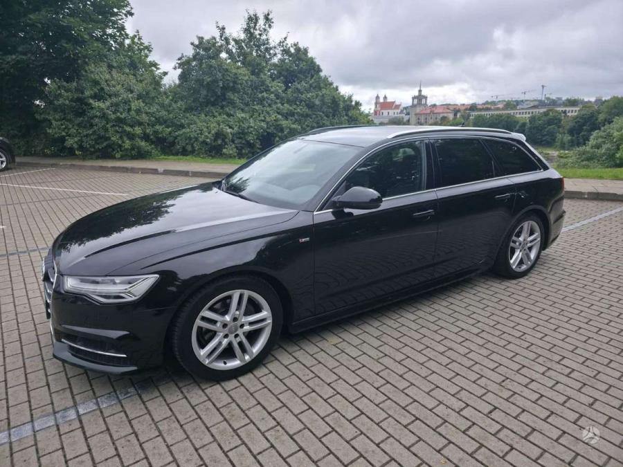 Black Audi A6 2017 in Vilnius, with an engine capacity of 2.00 L and mileage of 260 thousand km for 13900 €, photo 7 on AUTOMOTO.COM.LV