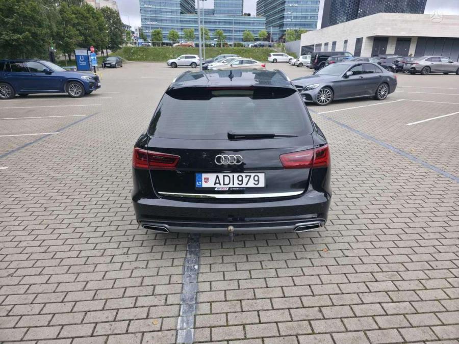 Black Audi A6 2017 in Vilnius, with an engine capacity of 2.00 L and mileage of 260 thousand km for 13900 €, photo 9 on AUTOMOTO.COM.LV