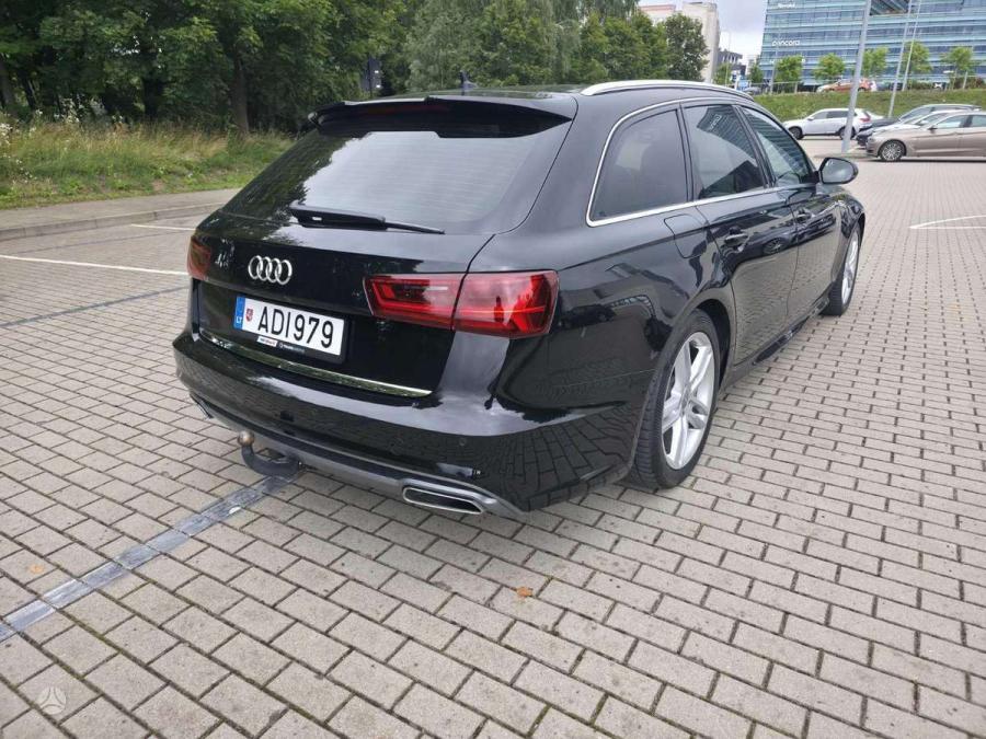 Black Audi A6 2017 in Vilnius, with an engine capacity of 2.00 L and mileage of 260 thousand km for 13900 €, photo 14 on AUTOMOTO.COM.LV